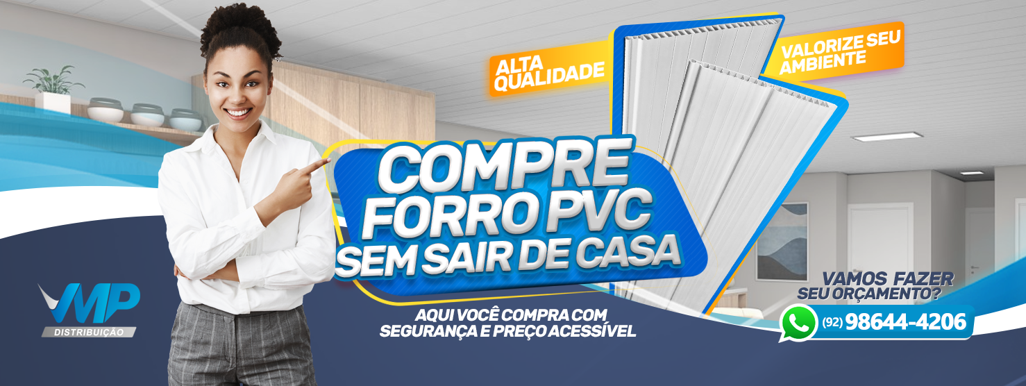 Forros PVC em Manaus - VMP Distribuição